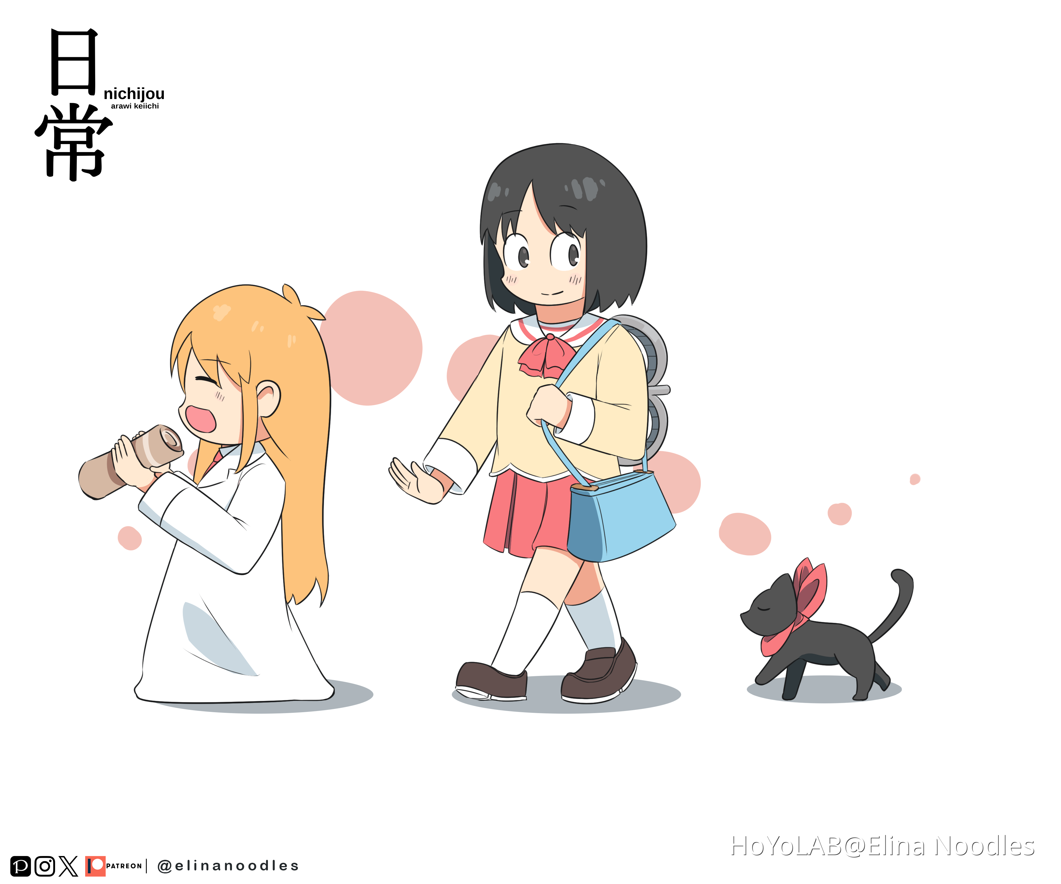 Nichijou fanart! | HoYoLAB