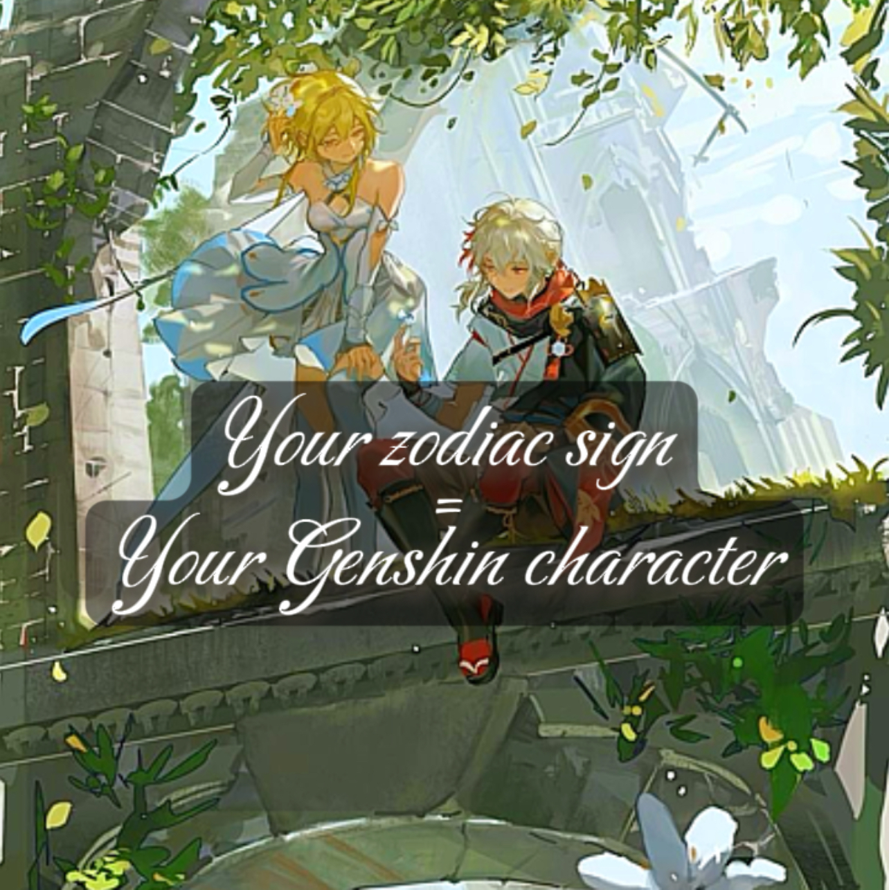 Your zodiac sign = your genshin male/female character!💚🫶 Genshin Impact ...