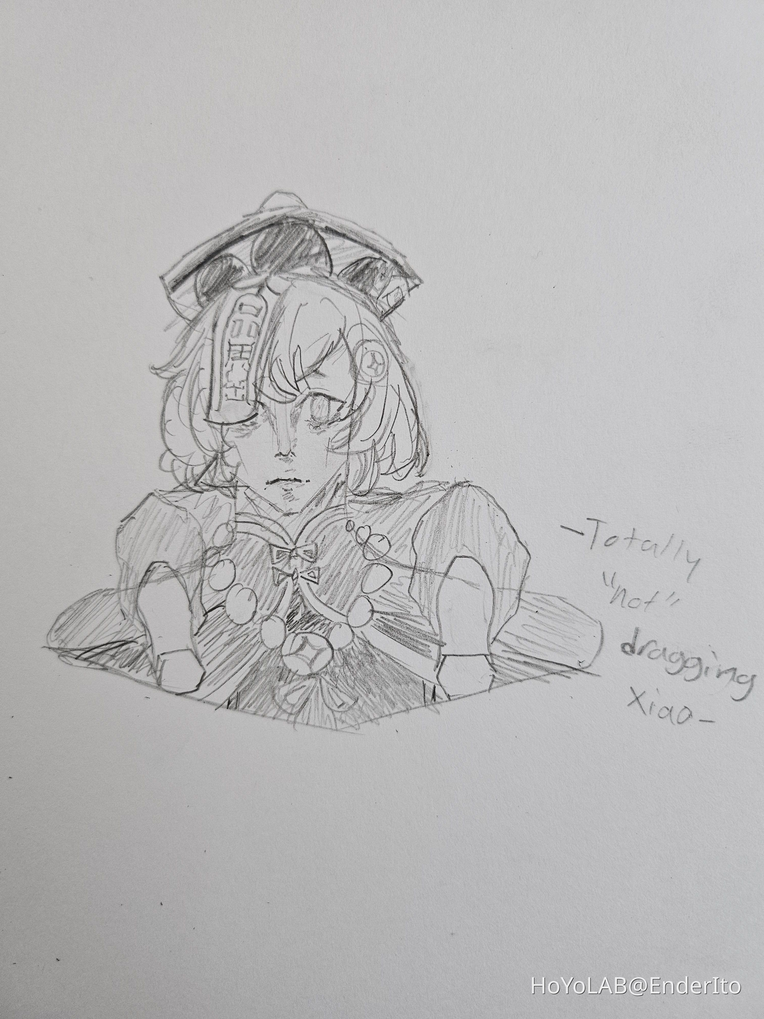 Qiqi drawing Genshin Impact | HoYoLAB