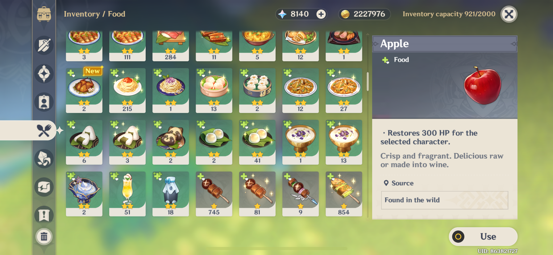 Totally normal amount of food Genshin Impact | HoYoLAB