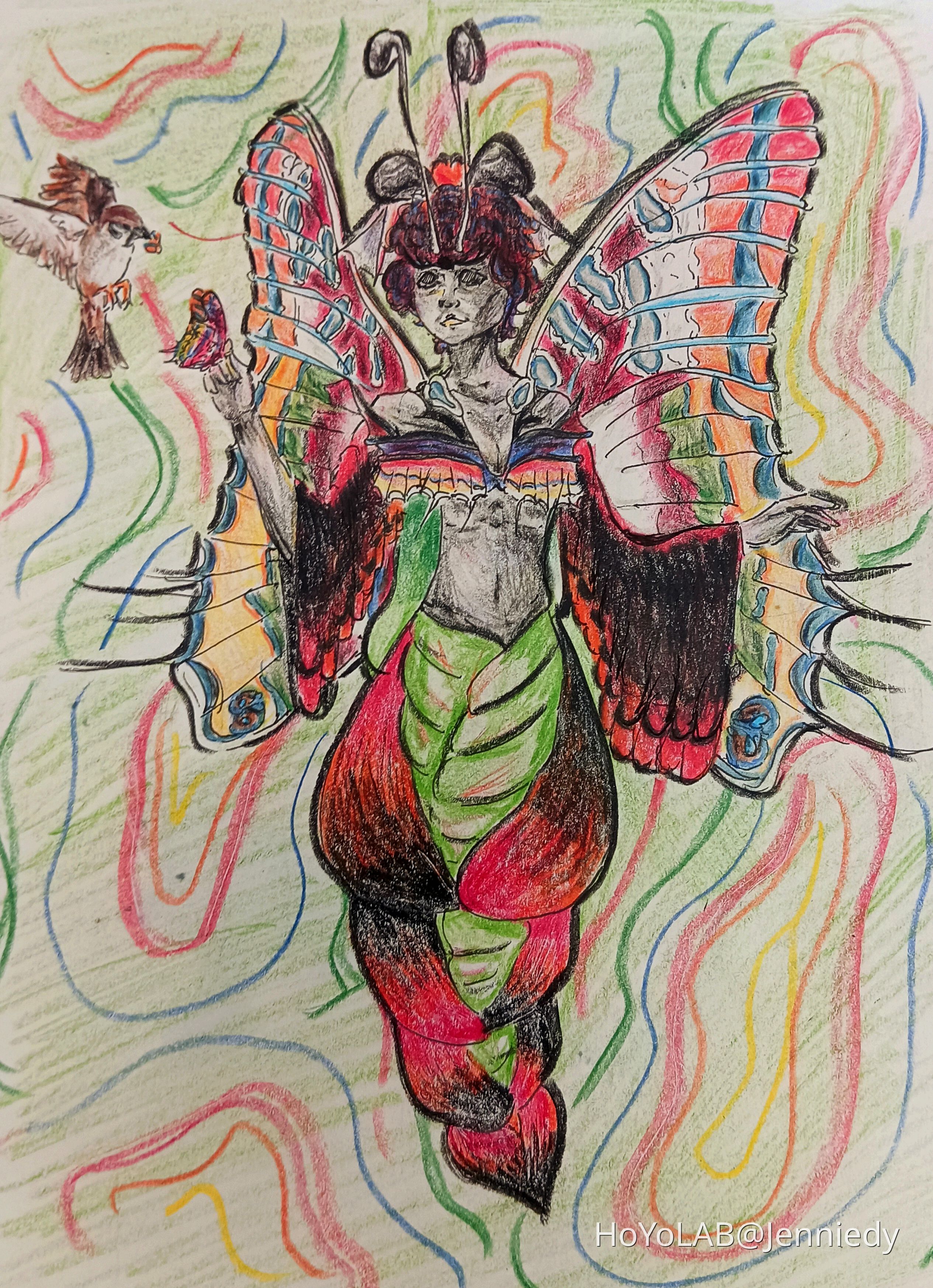 Palette Pixie Art Challenge (with a friend) | HoYoLAB