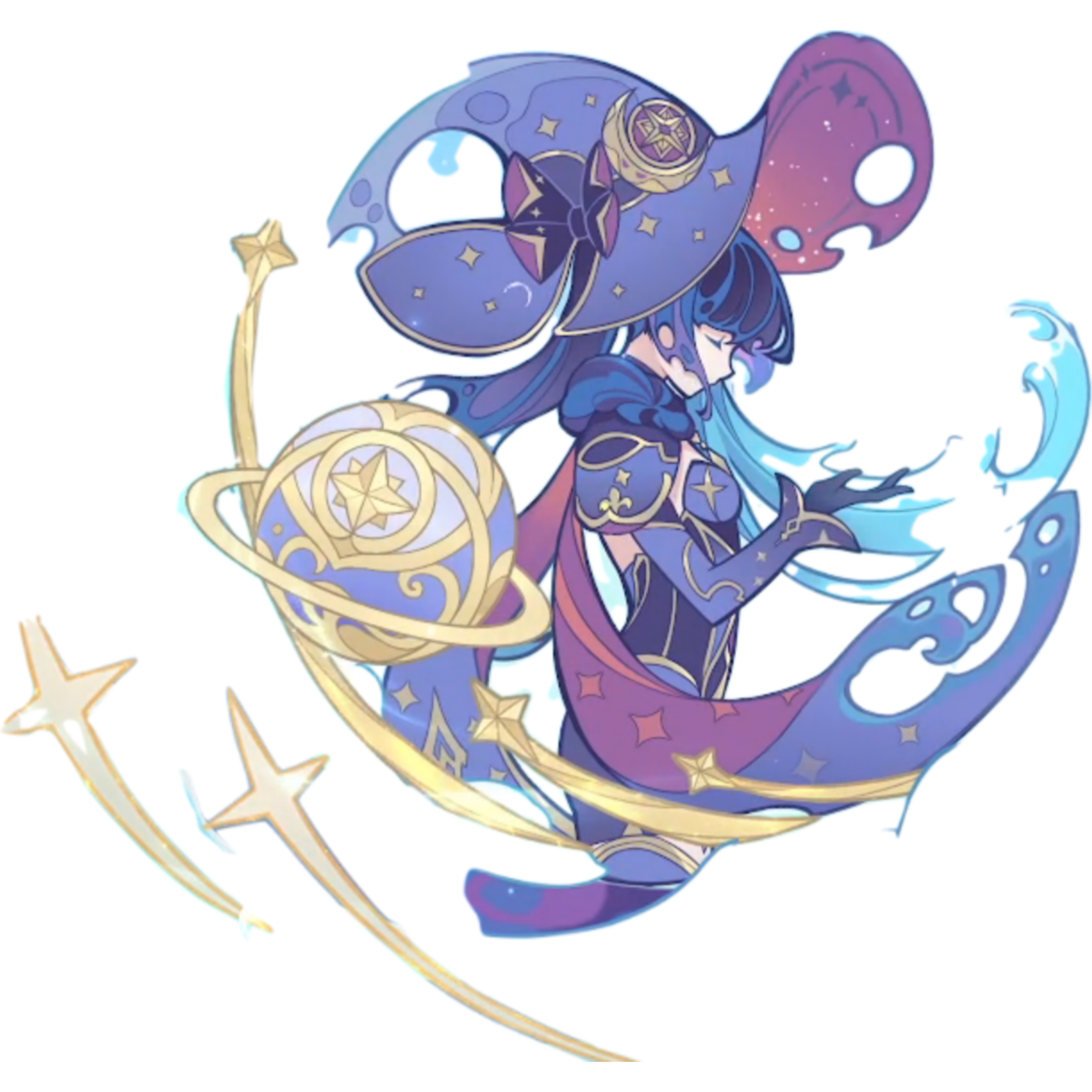 Mona is so pretty 😻 (I need her badge) Genshin Impact | HoYoLAB