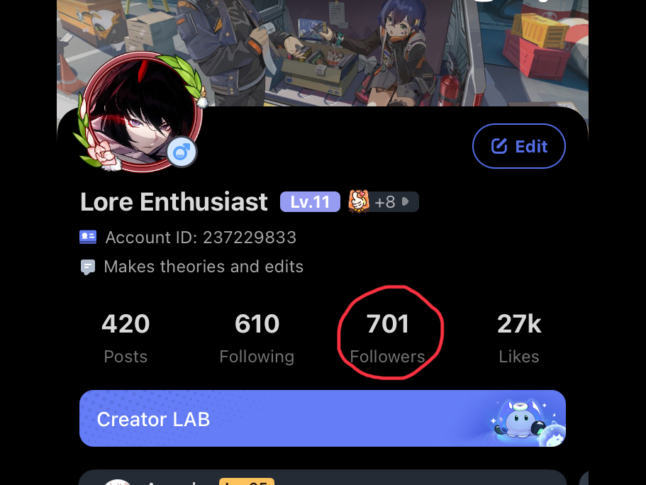 Thank you guys for 701 followers! | HoYoLAB