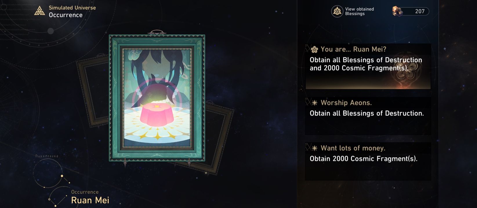 If You encounter Ruan Mei’s event in SU with Ruan Mei on your team, you ...