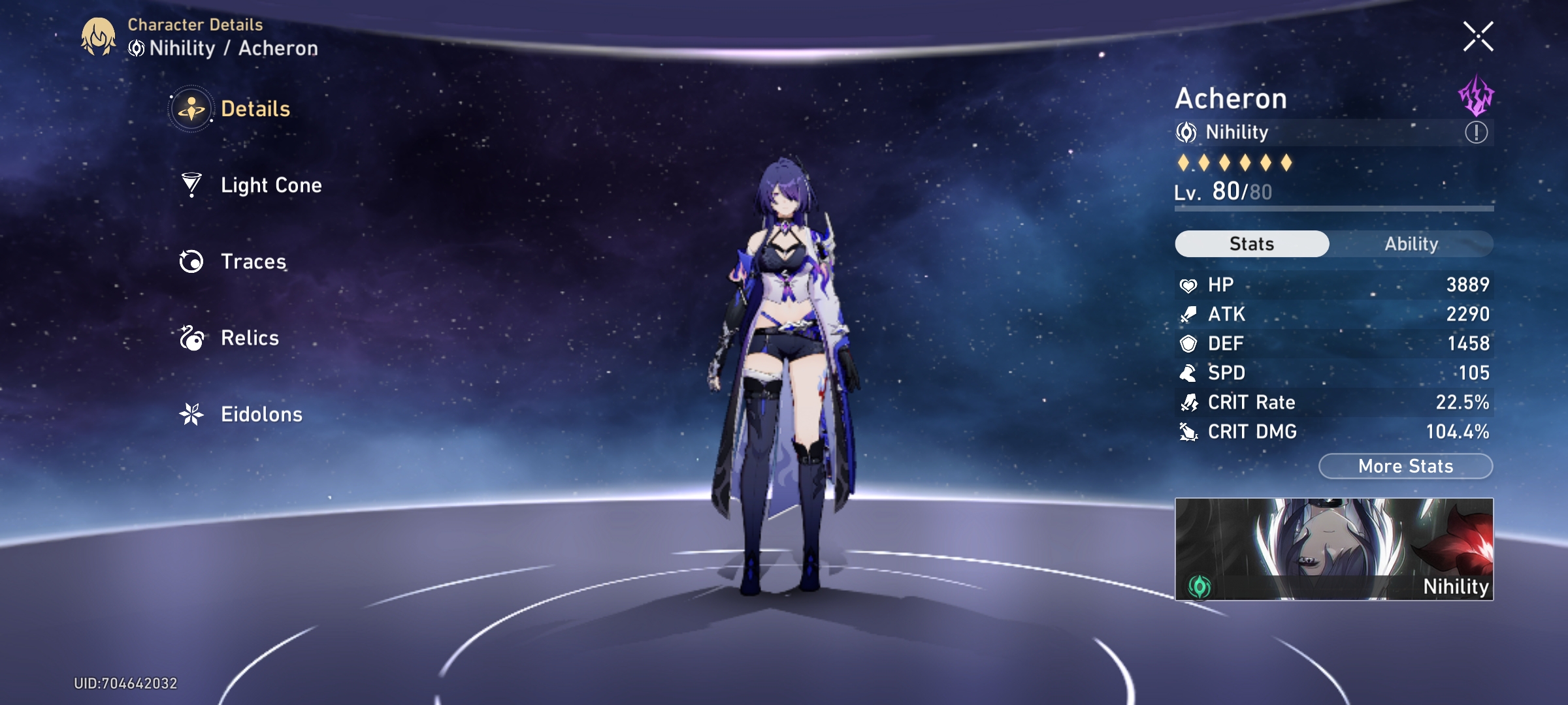 the worst acheron out there Honkai: Star Rail | HoYoLAB