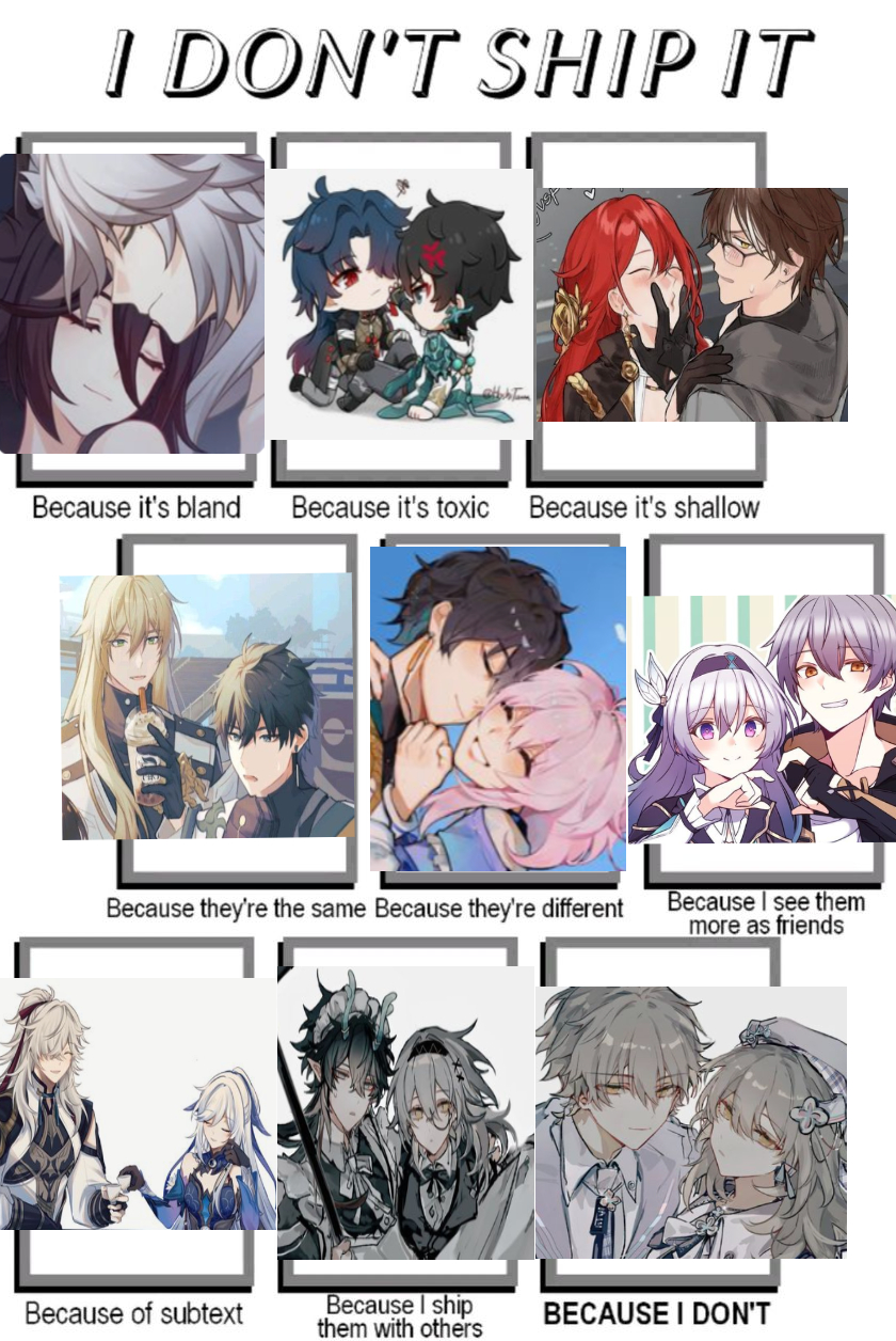 i dont ship it because Honkai: Star Rail | HoYoLAB