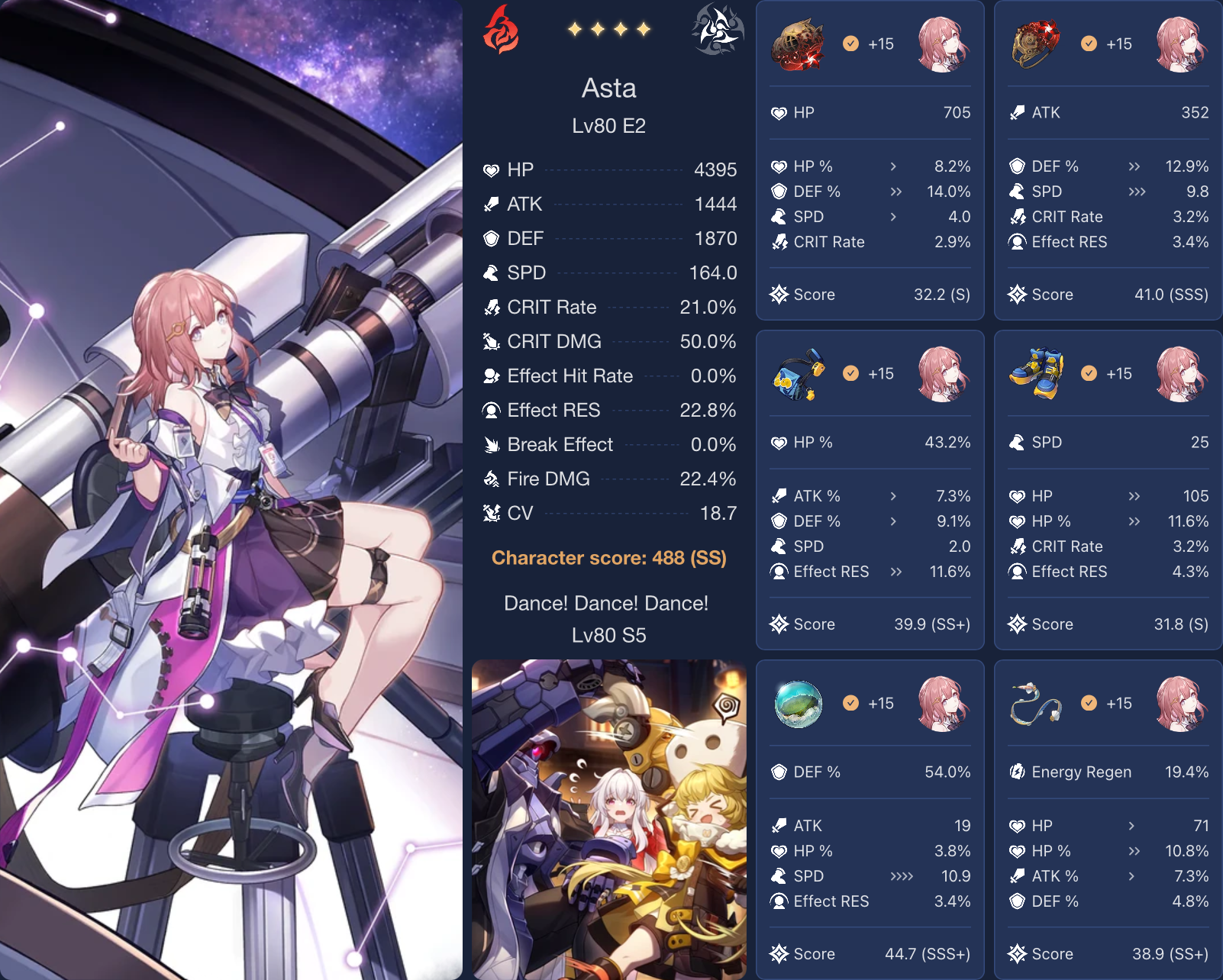 My Asta Build Honkai: Star Rail | HoYoLAB