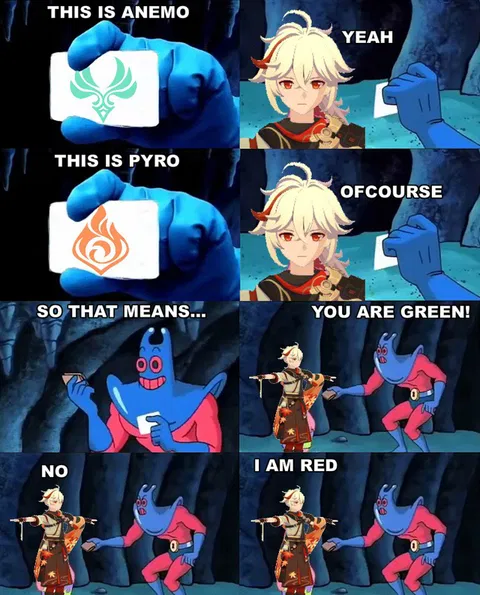 Kazuha memes that win 50 50 Genshin Impact | HoYoLAB