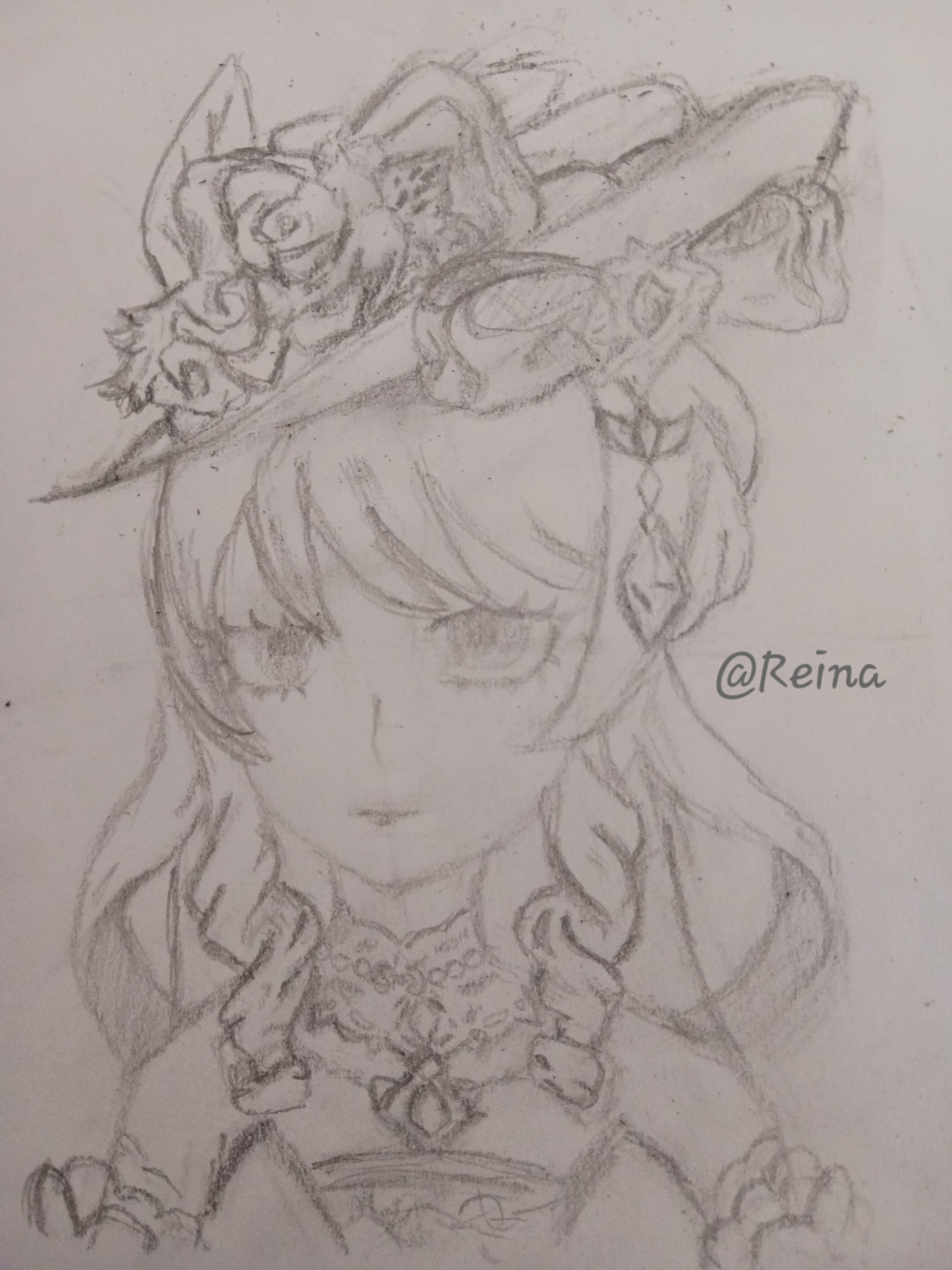 Navia drawing Genshin Impact | HoYoLAB