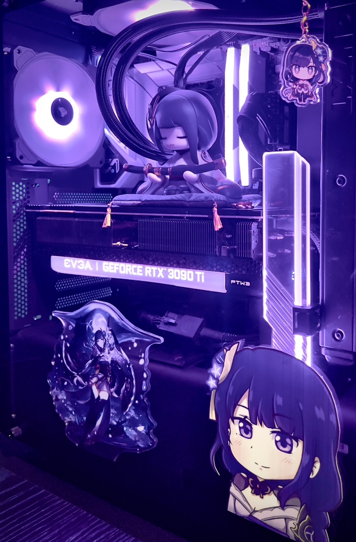 Custom Raiden Shogun PC I built for Kujou Sara 💜 Genshin Impact | HoYoLAB