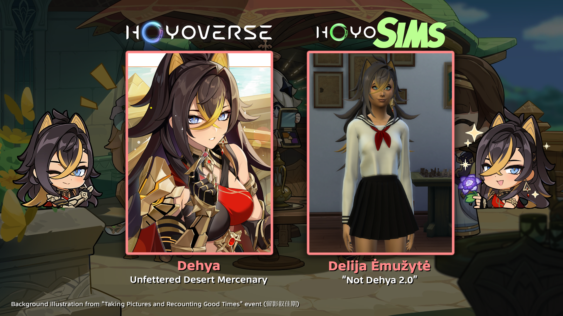 "Not Genshin" Sims: Introducing "Not Dehya 2.0" — Dehya's Birthday Special 2024 Genshin Impact ...