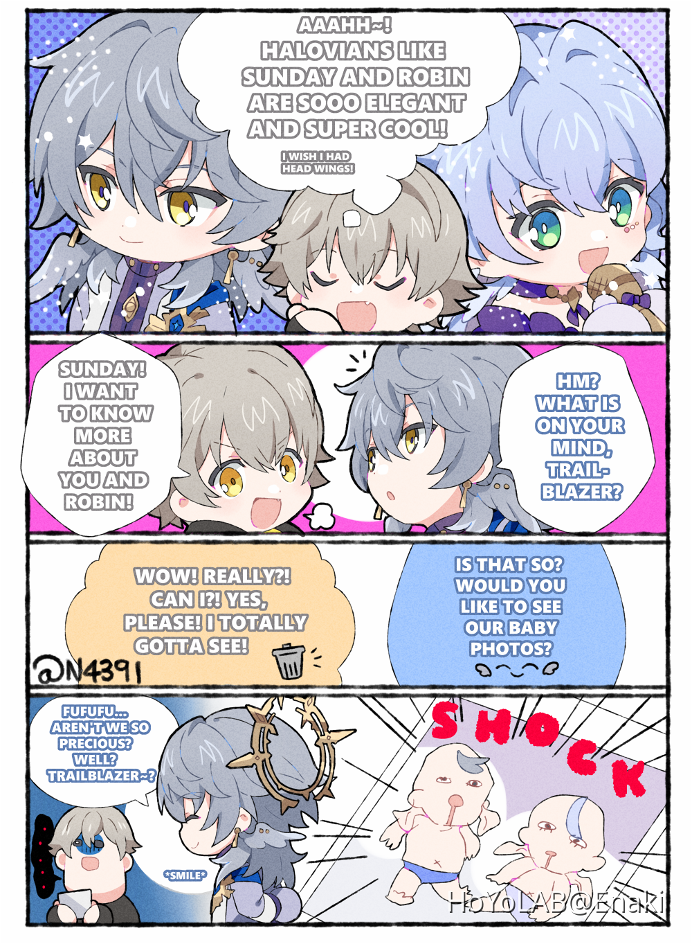 Cursed Baby Sunday and Robin Photo?! Honkai: Star Rail | HoYoLAB