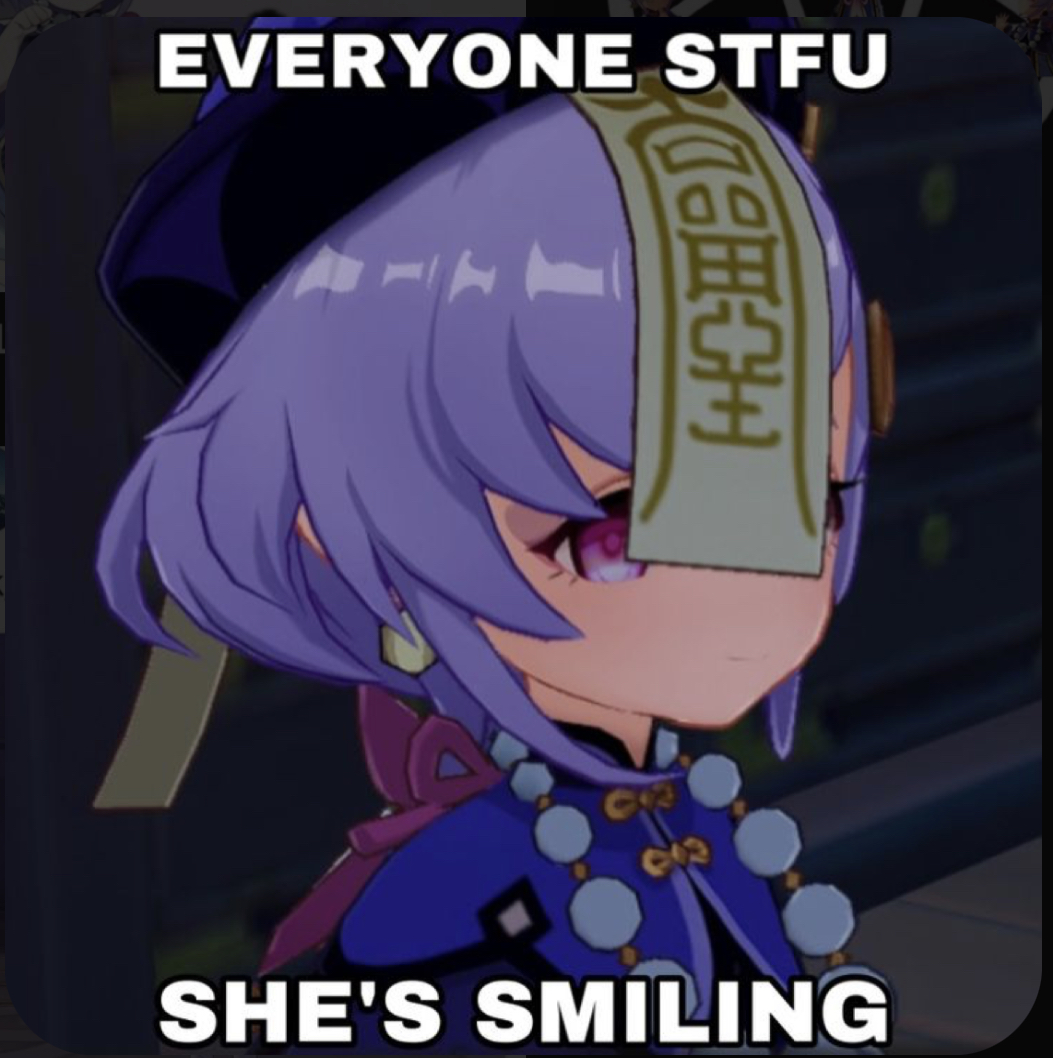 EVERYONE SHHHH SHE IS SMILING Genshin Impact | HoYoLAB