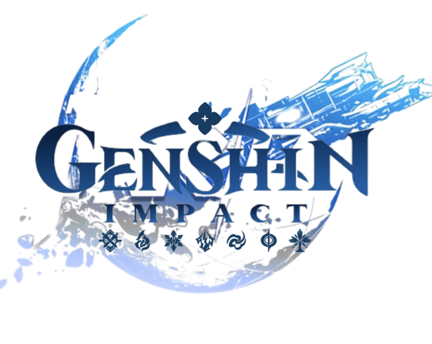 Genshin Impact logo X Honkai Star Rail logo 🪐💙 (Bit of a scrap design ...