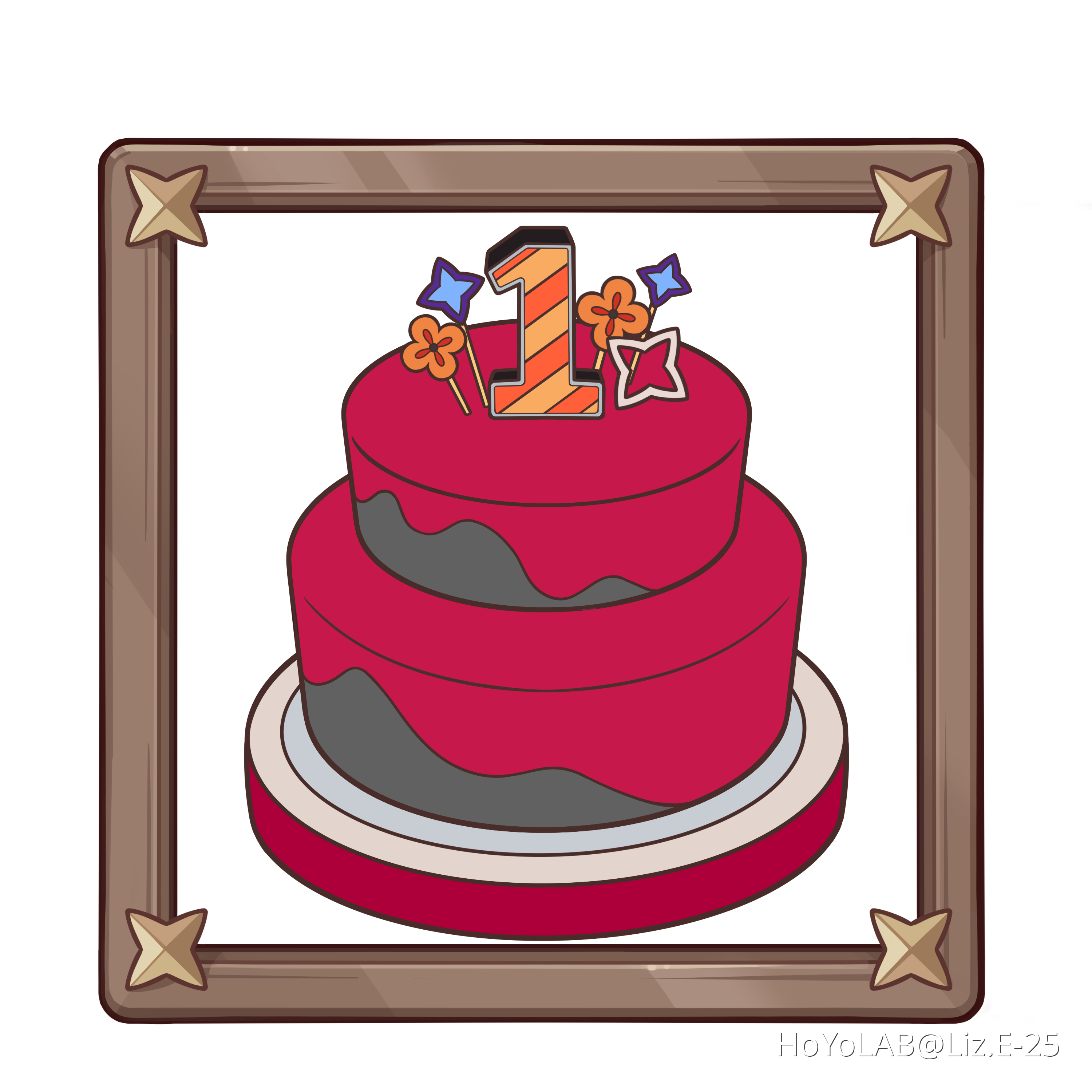 Luka cake I did for a Hoyolab event Honkai: Star Rail | HoYoLAB