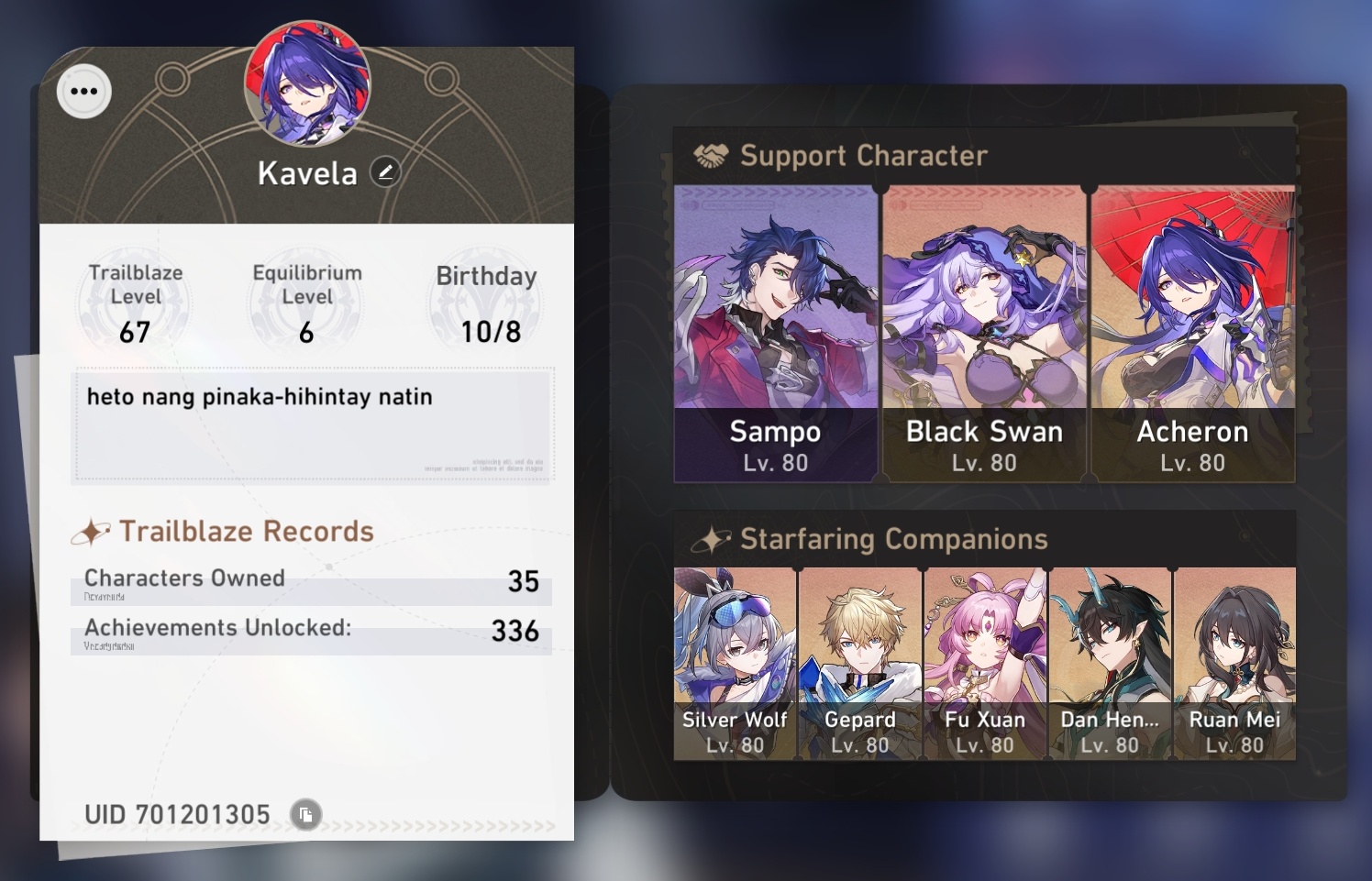 hsr showcase Honkai: Star Rail | HoYoLAB