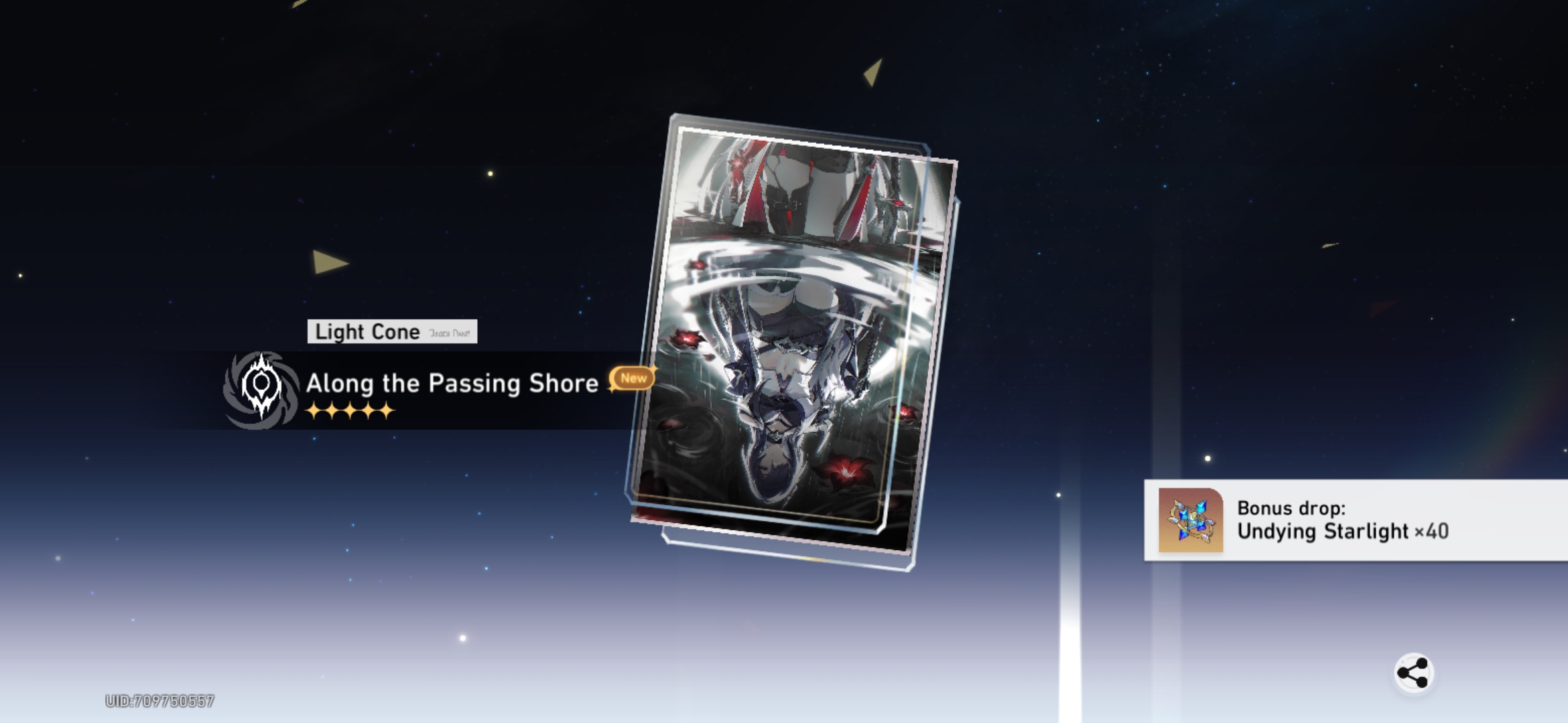 I've been blessed finally winning 50/50 on LC banner Honkai: Star Rail ...