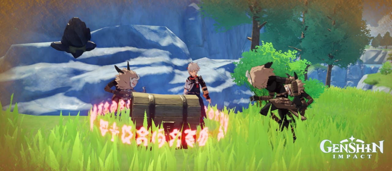 Racing for treasure chest. Genshin Impact | HoYoLAB