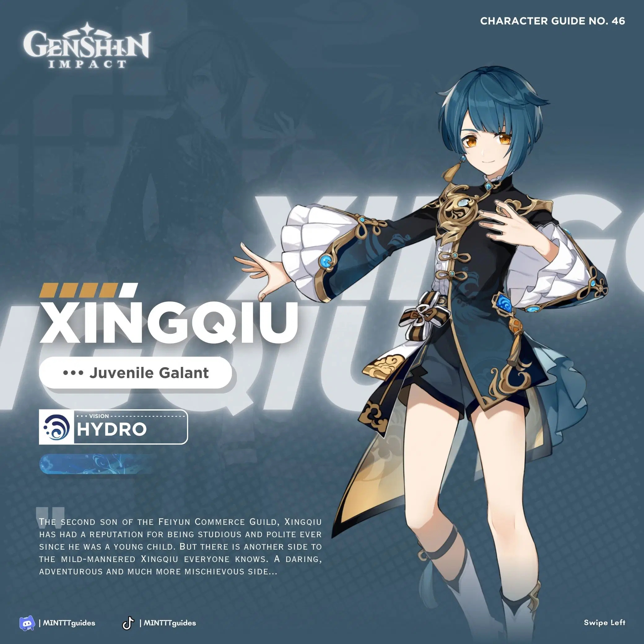 XINGQIU - BUILD GUIDE (V4.5) | GENSHIN IMPACT [UPDATED] Genshin Impact ...