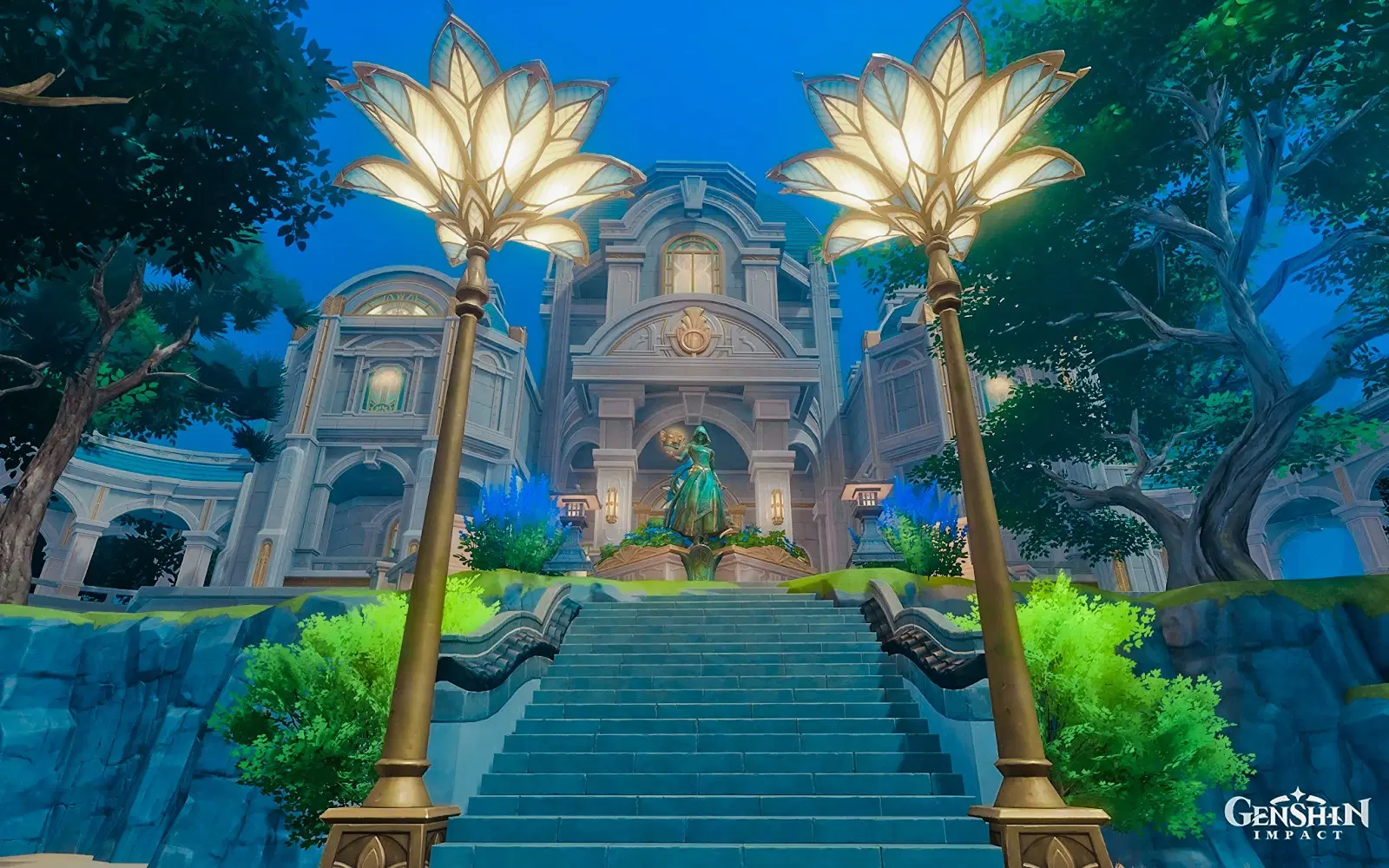 SWIRLING ISLES MAIN BUILDING REPLICAS {INTERIOR INCLUDED} Genshin ...