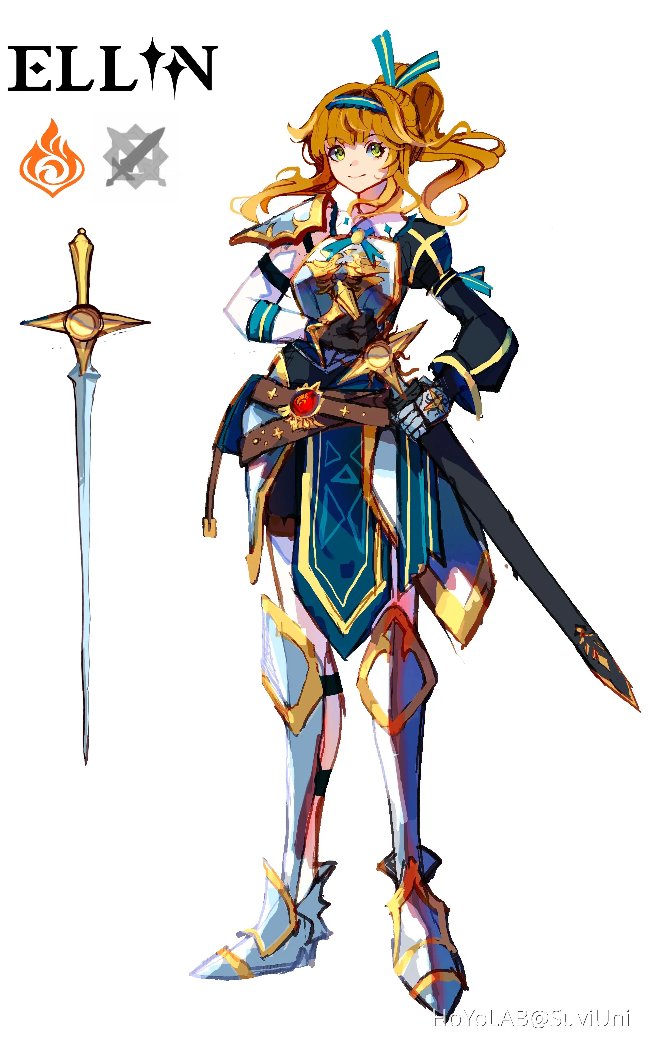 Ellin as a playable character Genshin Impact | HoYoLAB