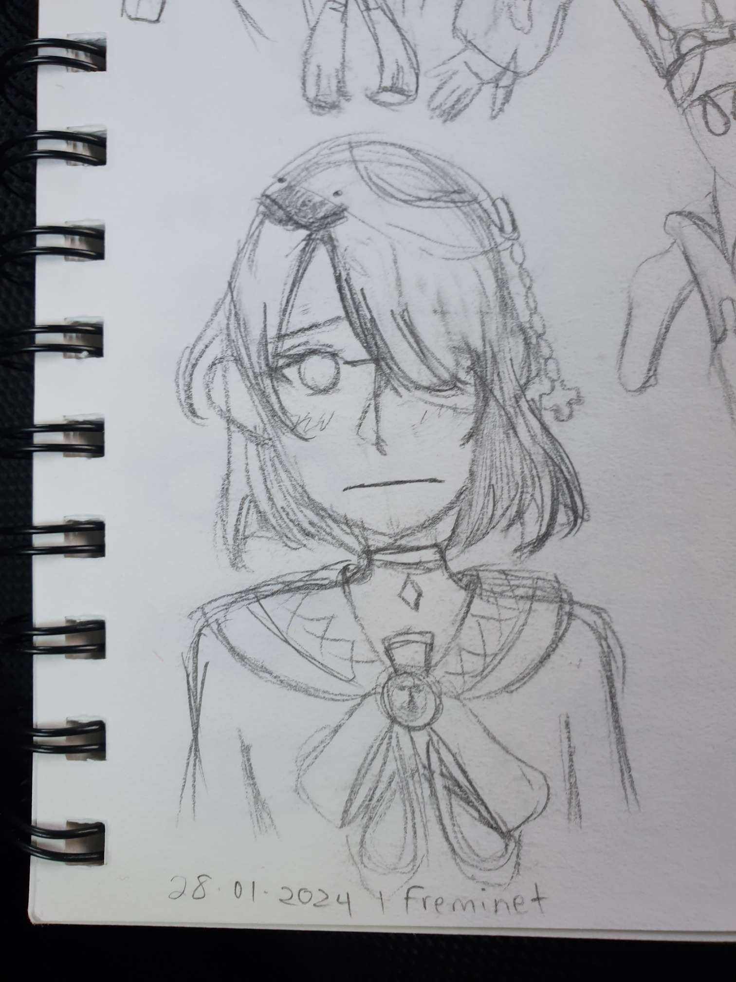 Freminet Sketch from all the way back in 28 Jan 2024. (Trying to get ...