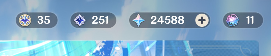 Day 100 or so of saving for that little blue goober Genshin Impact ...