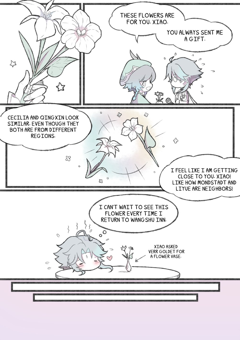 flowers from venti Genshin Impact | HoYoLAB