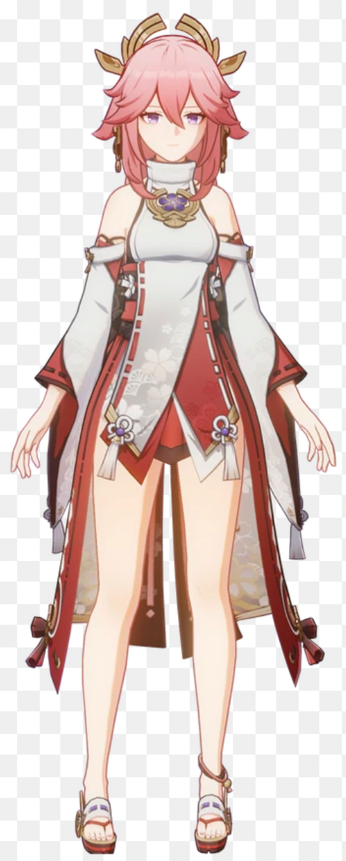 Yae Miko hair Color swap Genshin Impact | HoYoLAB