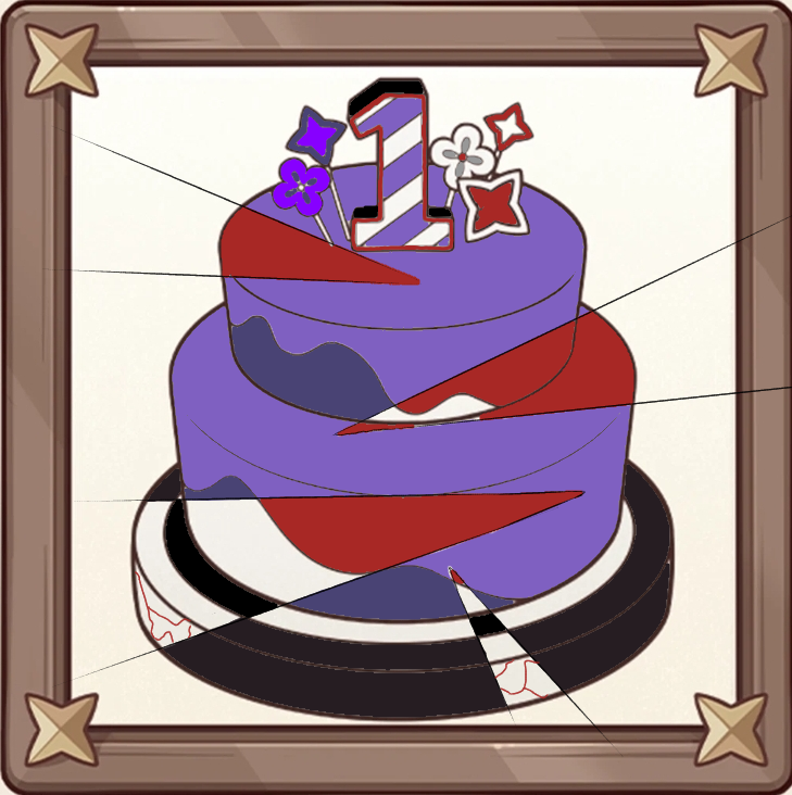 My Acheron themed cake Honkai: Star Rail | HoYoLAB