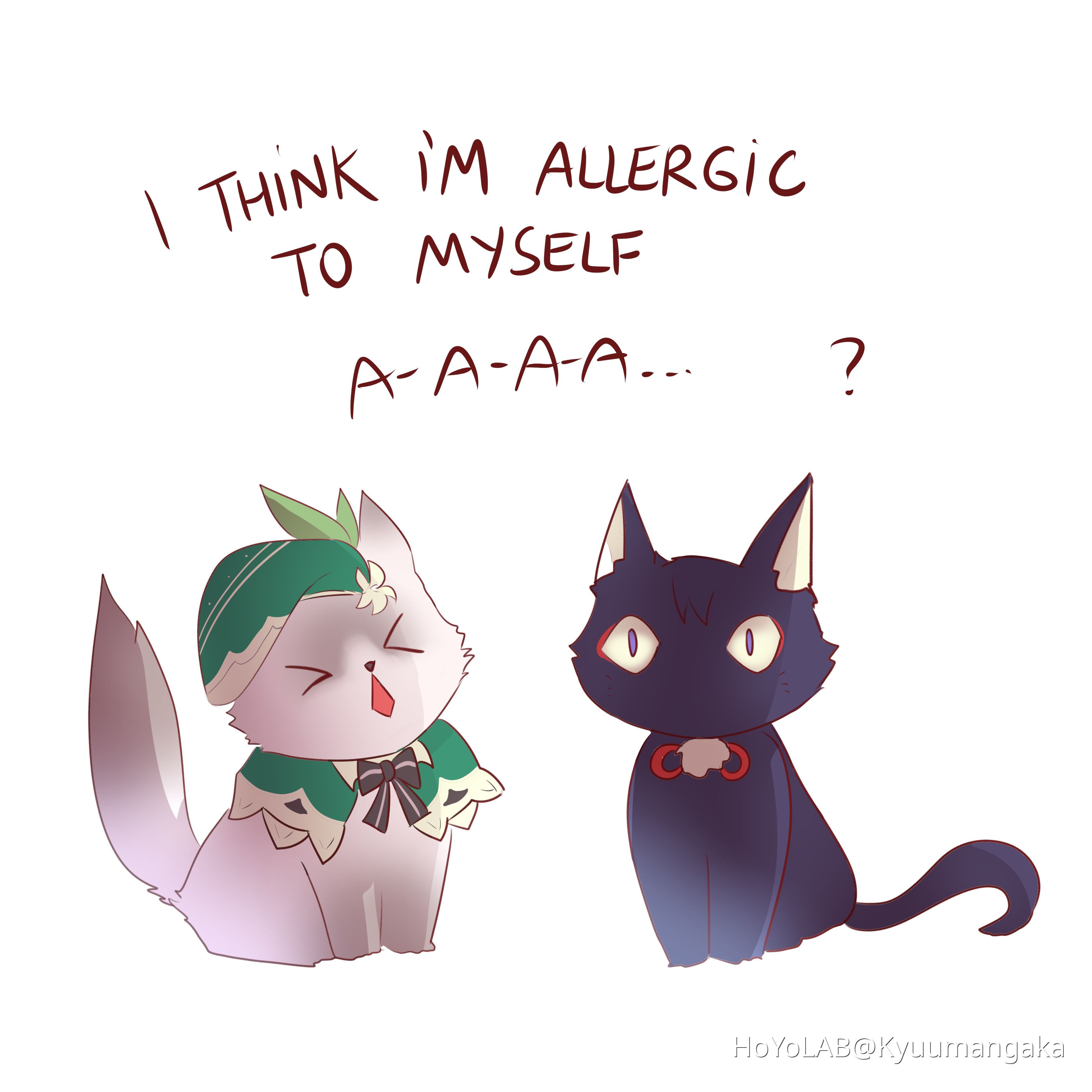 If Venti was transformed in a cat, would he be allergic to himself ...