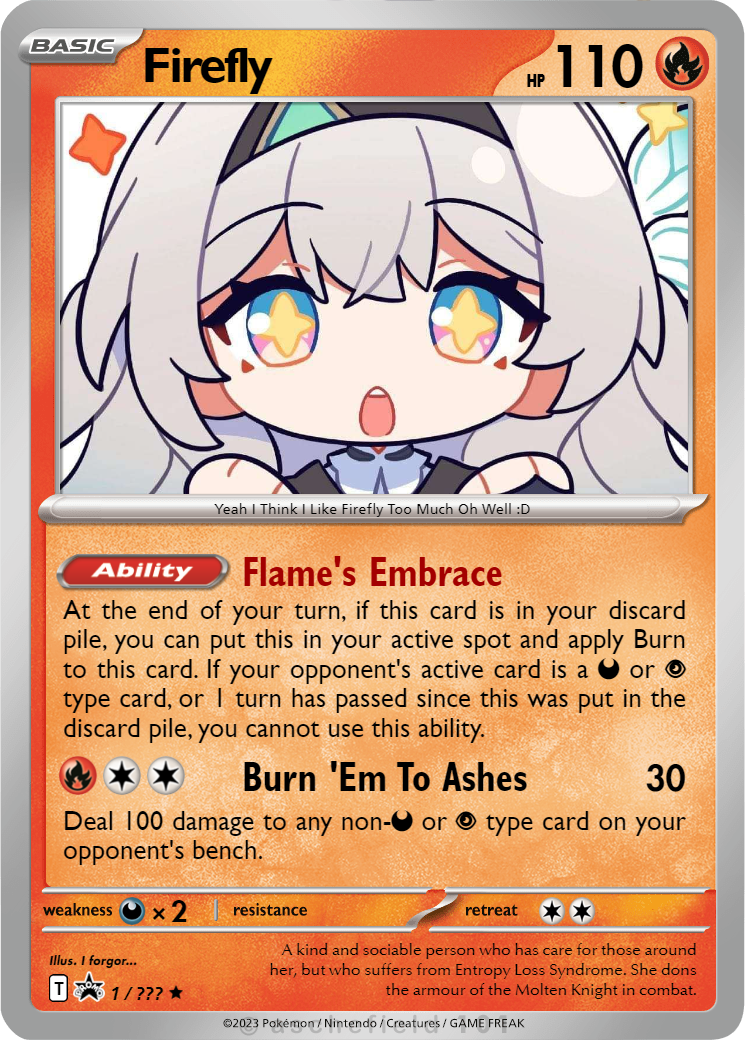 Some HSR Pokemon Cards I Made Honkai: Star Rail | HoYoLAB