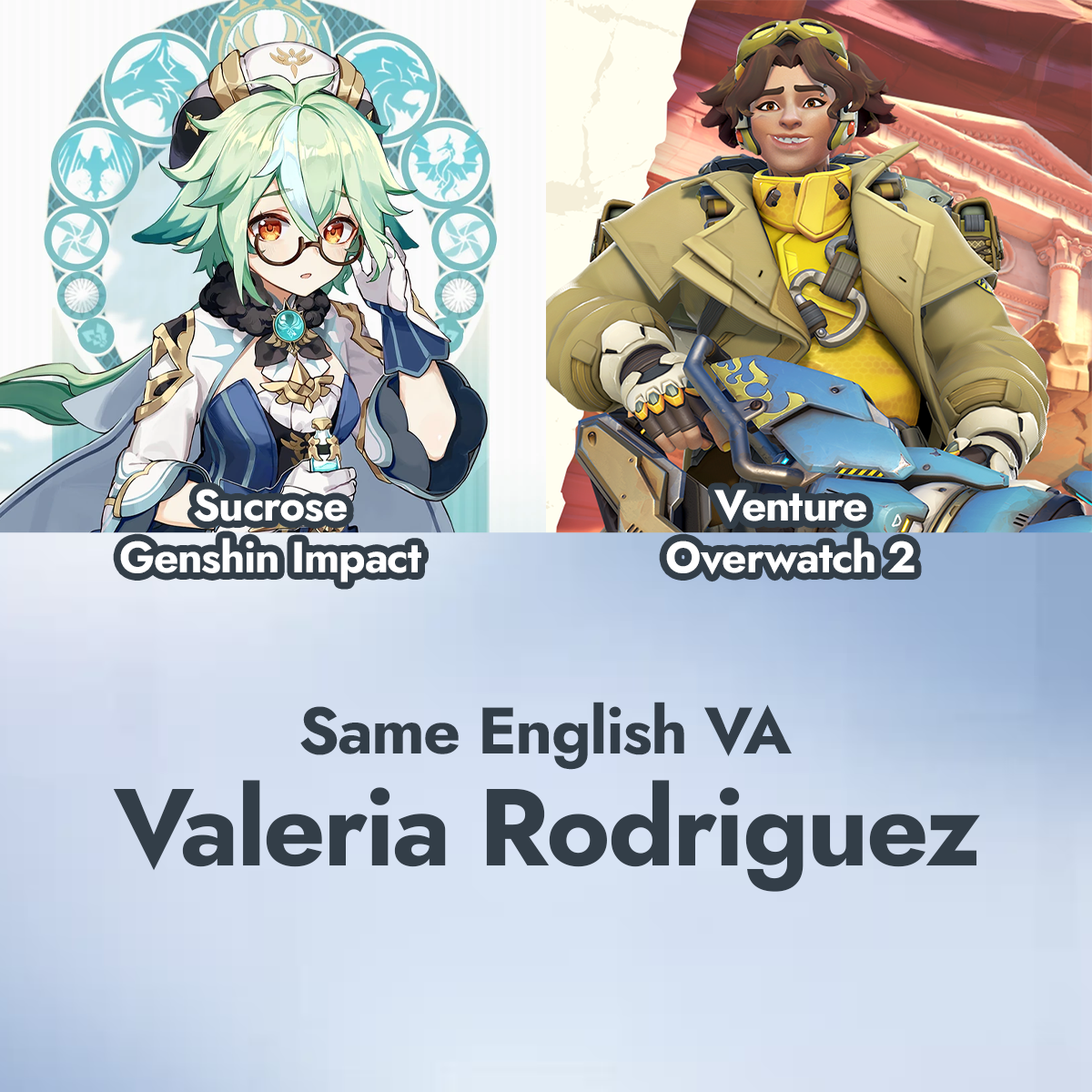 Sucrose's English voice actress, Valeria Rodriguez, voiced Venture in ...