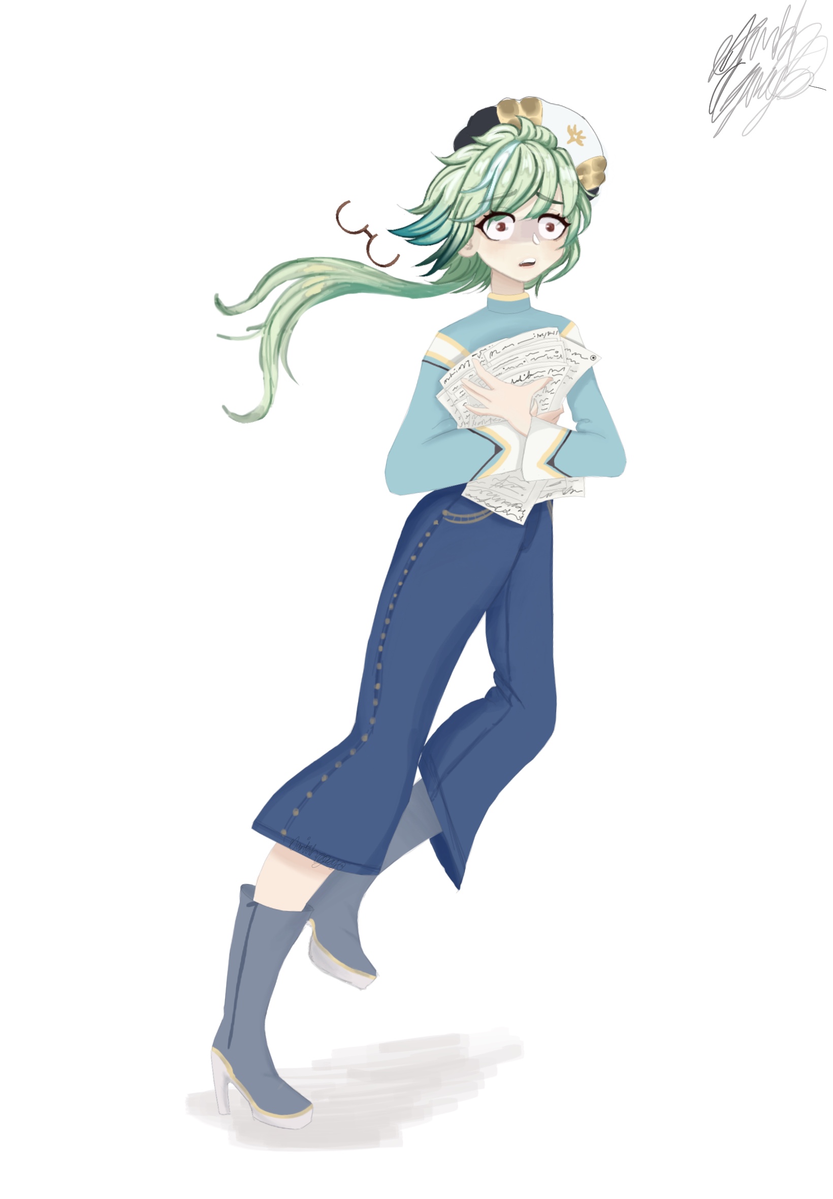 Sucrose running late to presentation (IRL version of her) Genshin ...