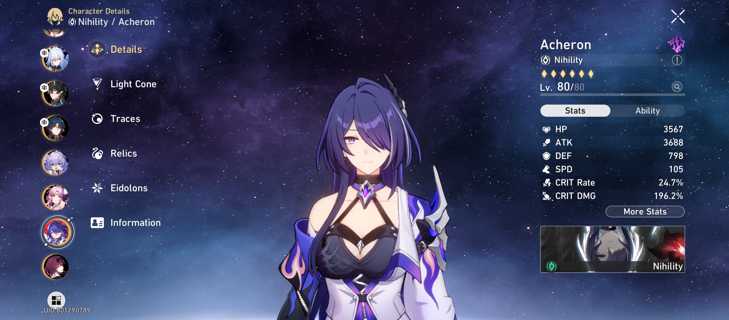 Finally Got Acheron After 110 Pulls Honkai: Star Rail | HoYoLAB