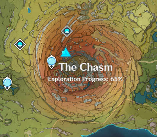 Ningguang did a job. 100% of Chasm exploration. Genshin's player diary ...