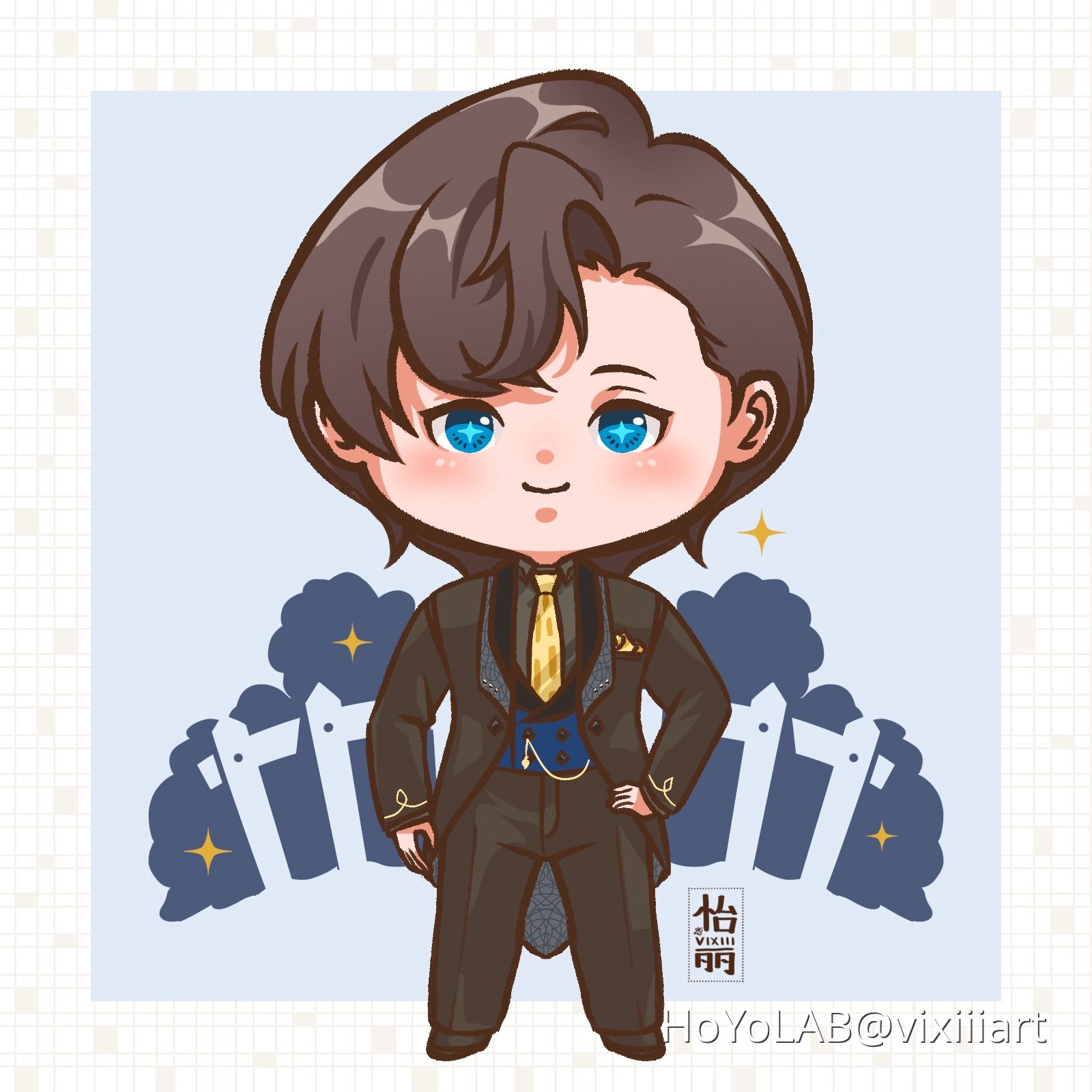 Por Una Cabeza Artem Chibi Tears of Themis | HoYoLAB