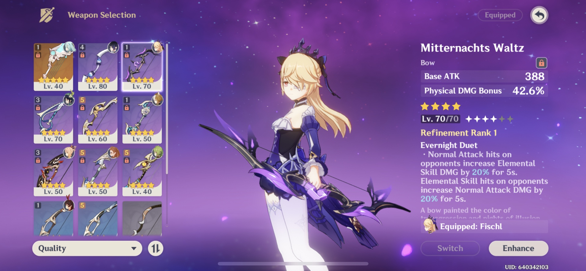 Fischl build Genshin Impact | HoYoLAB