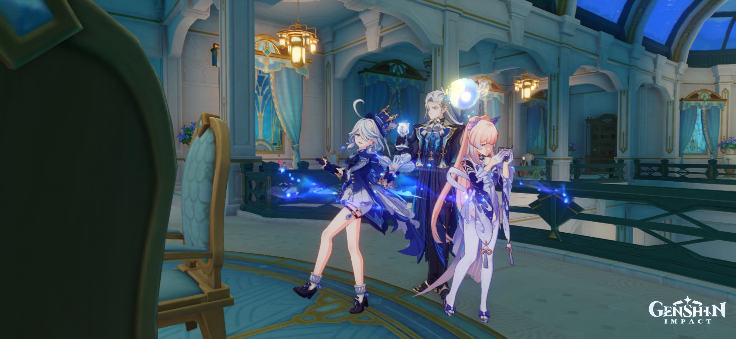 Neuvillette and his daughters ️ Genshin Impact | HoYoLAB