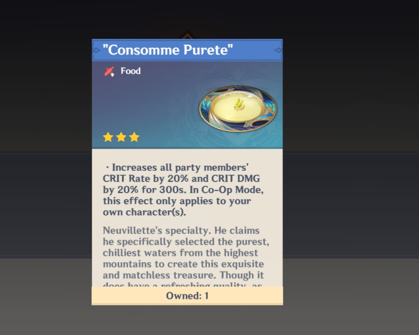 Neuvillette's Special Dish Genshin Impact | HoYoLAB