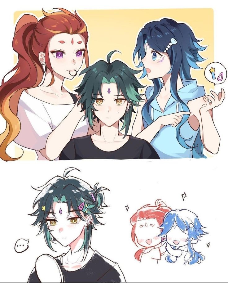 Xiao and his friends