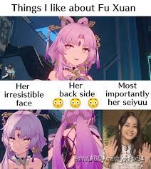 Fu Xuan badge post meme Honkai: Star Rail | HoYoLAB