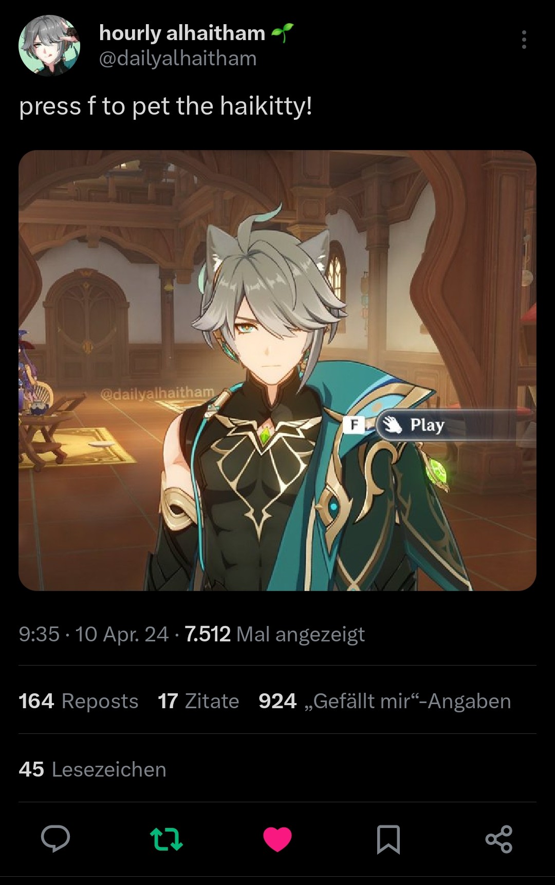 Our Kitty Al 💚 Genshin Impact | HoYoLAB