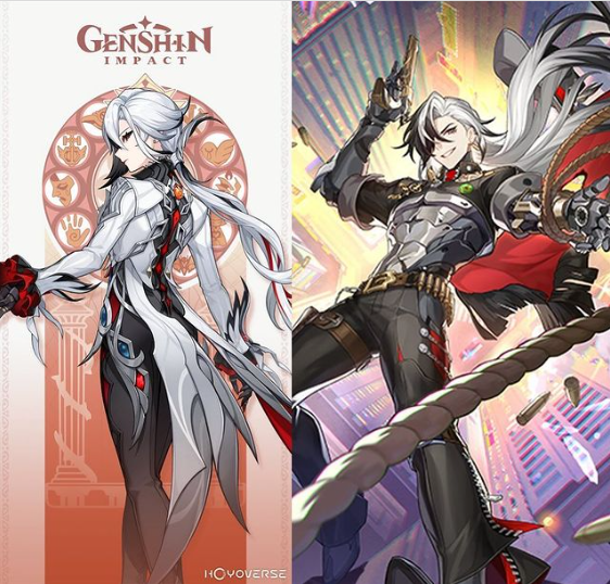 +1 Black and White Hair Genshin Impact | HoYoLAB