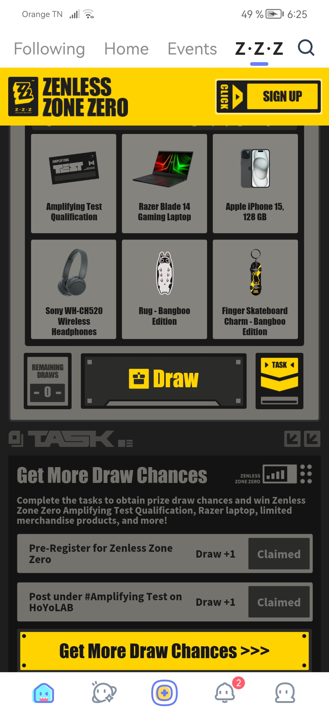 I didn't get anything😟 Zenless Zone Zero | HoYoLAB