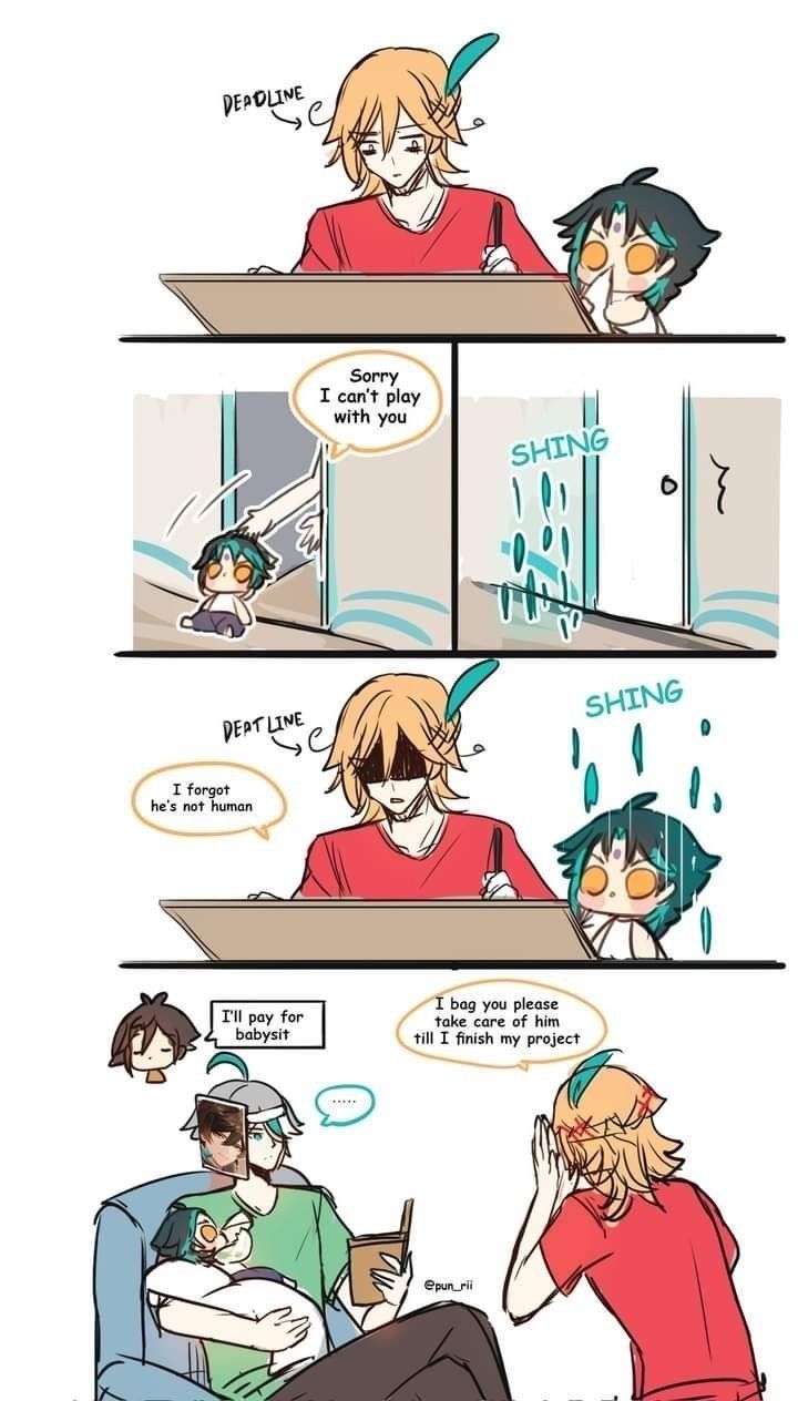 Baby Xiao 🥰 Genshin Impact | HoYoLAB