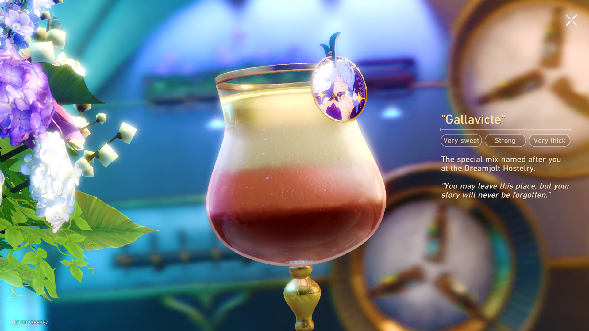 I really like my special drink from the bar event in HSR