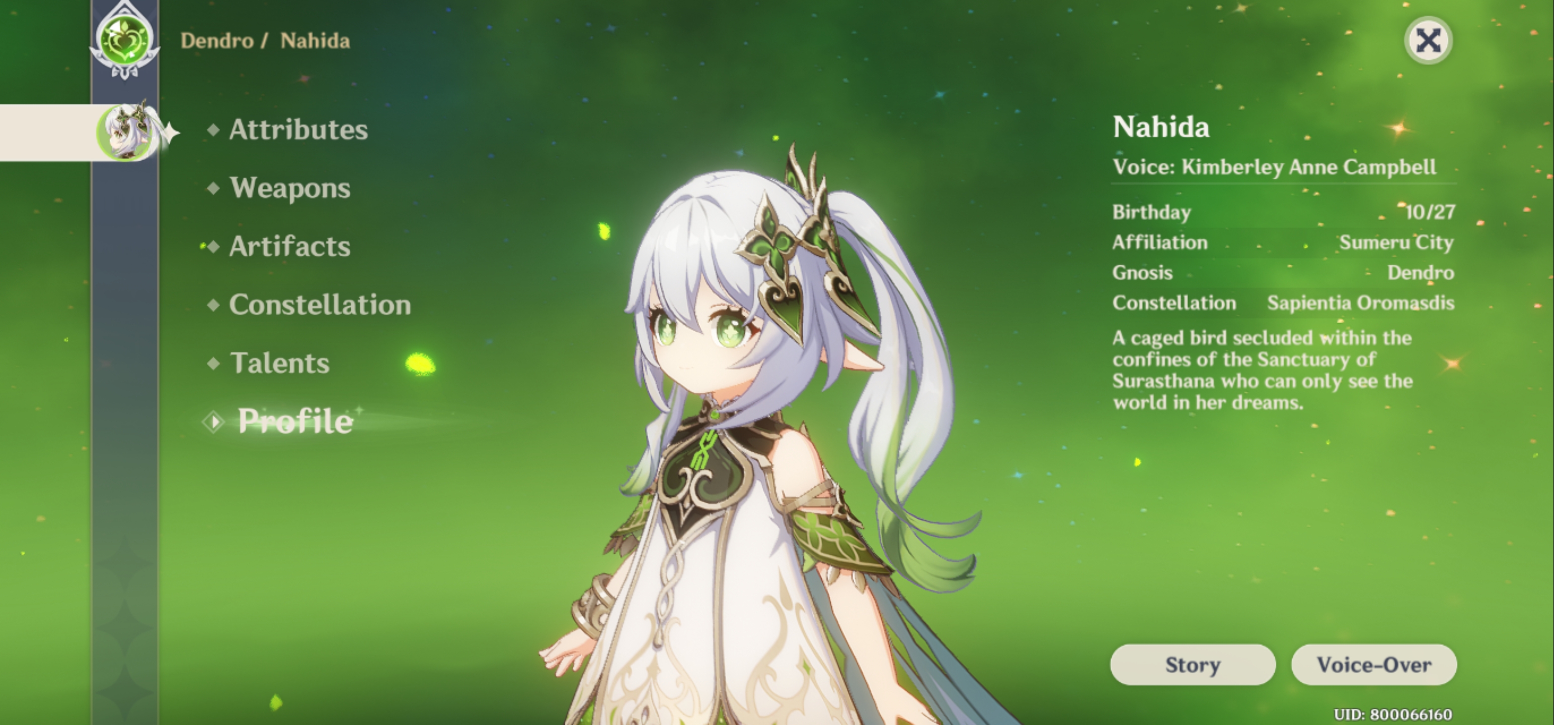 Nahida • Physic of Purity • Dendro Archon Genshin Impact | HoYoLAB