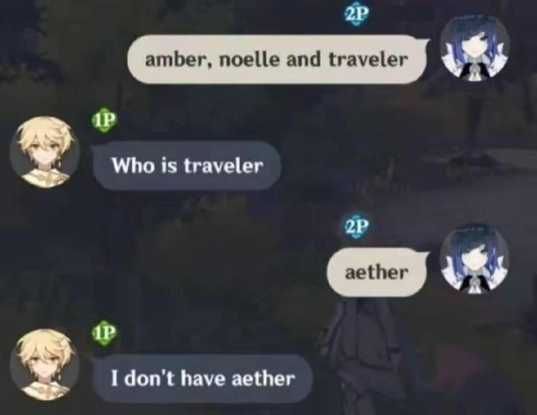 i don't have a ZZZ screenshot so im posting a genshin meme i have on my ...