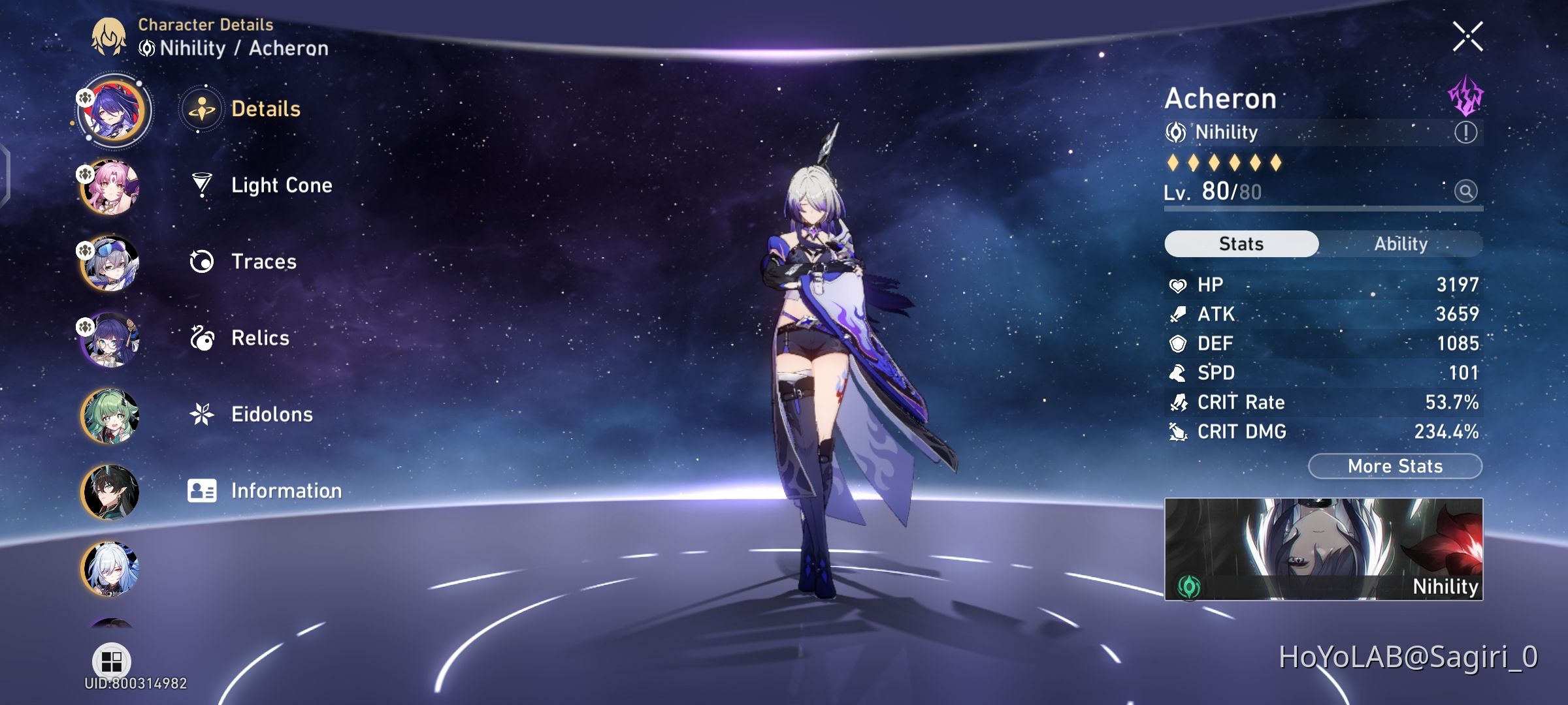 Final Acheron Build Honkai: Star Rail | HoYoLAB